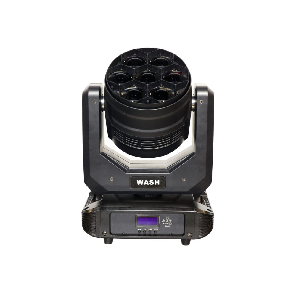 LED RGBW 7pcs 40W Wash Zoom Moving Head Lights DJ Stage Lighting - Roccer