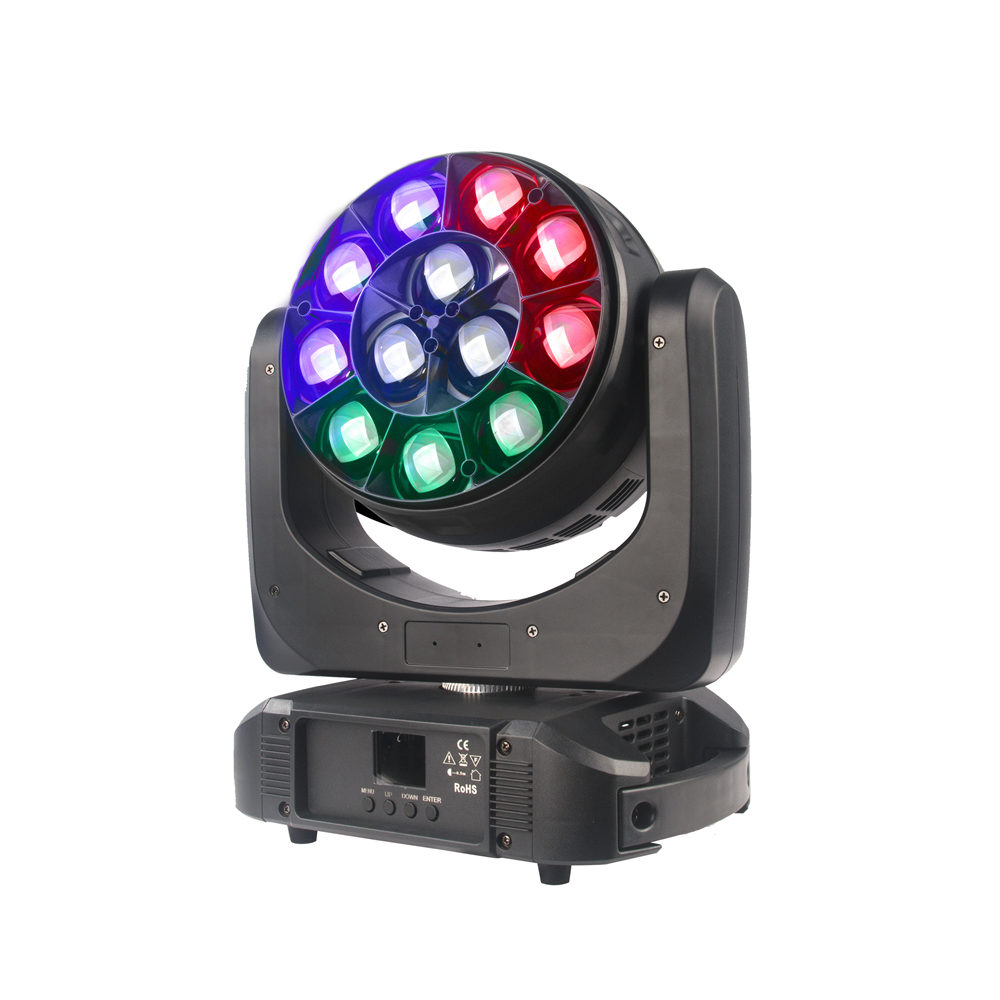 LED 12*40W RGBW Beam/Wash/Zoom 4in1 Bee Eye Moving Head - Roccer