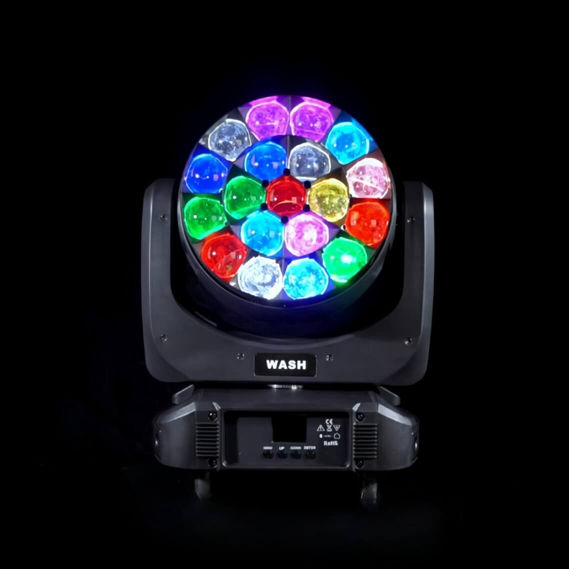 LED 19*20W RGBW Beam/Wash/Zoom 4in1 Moving Head With Bee Eye - Roccer