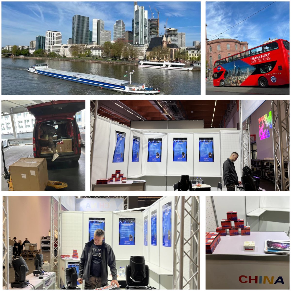 Booth layout and equipment commissioning | Prolight + Sound 2023 - Roccer