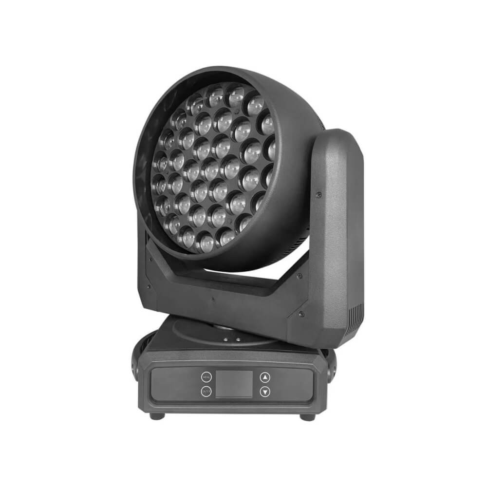 DJ Stage Light 7x40W RGBW Moving Head DJ Light - Zoom Wash Beam Stage ...
